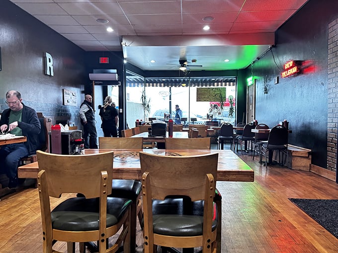 A table of diners enjoying what appears to be a celebratory meal together, proving good food is always best when shared.