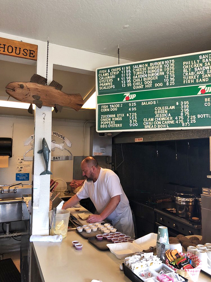 Where culinary magic happens with no unnecessary flourishes&mdash;just skilled hands preparing seafood the way it's meant to be enjoyed.