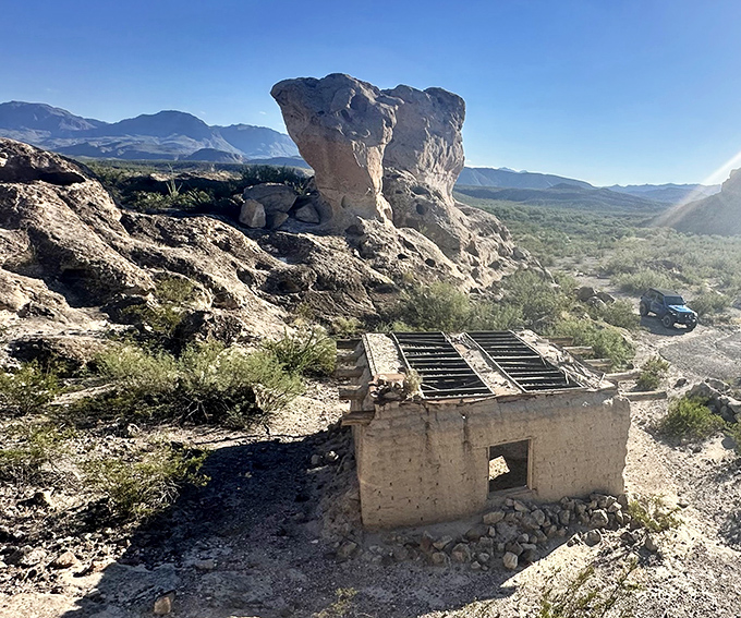 History stands its ground against time and elements. This pioneer structure reminds us that "open concept living" isn't exactly a new trend.