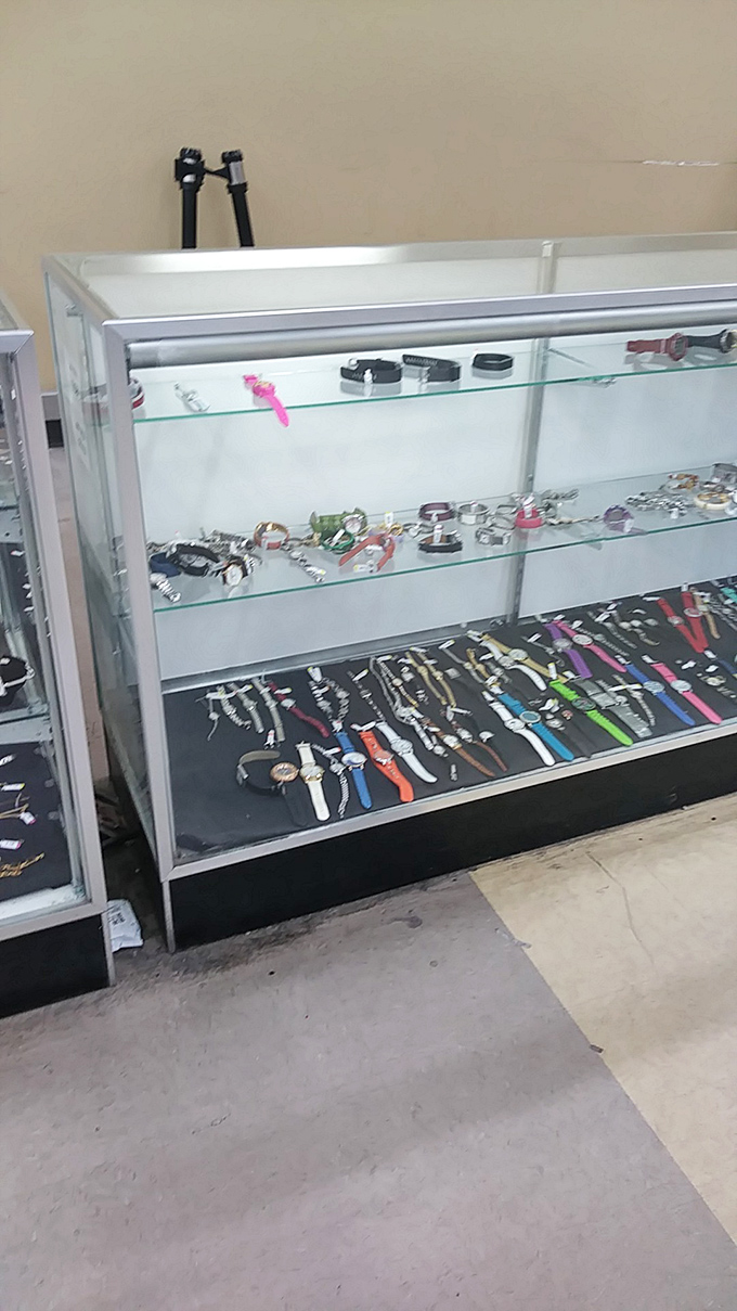 Timepieces trapped behind glass, waiting for someone who appreciates that vintage doesn't mean outdated when it comes to wristwear.