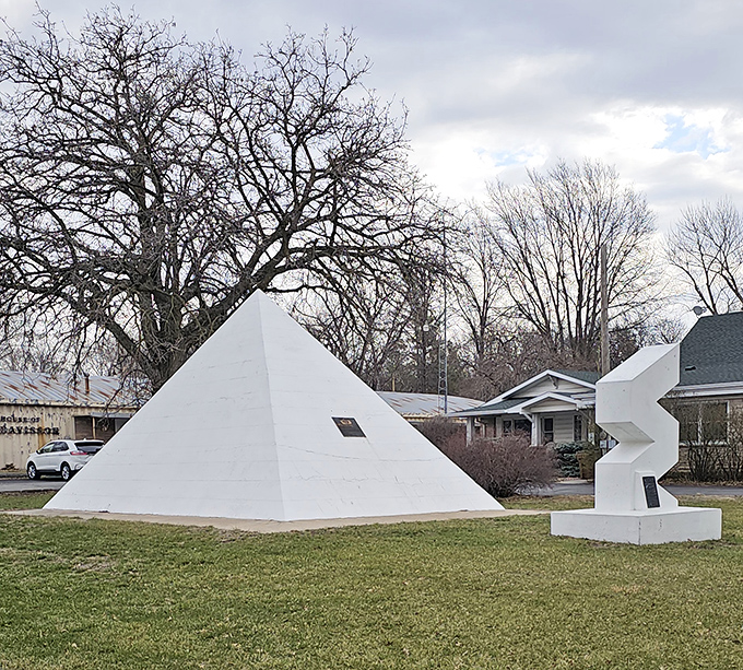 The World's Largest Time Capsule stands like a modern pyramid &ndash; a quirky monument to small-town ambition that makes you wonder what treasures wait inside.