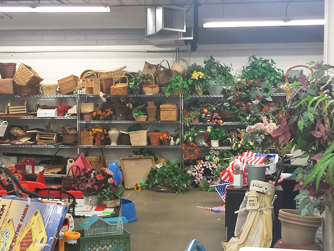 The artificial jungle and basket collection&mdash;perfect for those who want plants that never die and containers that never quit.