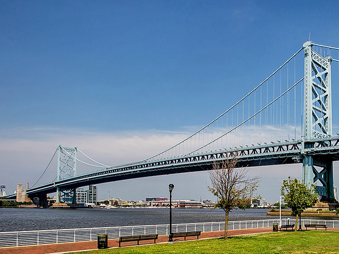 The majestic Ben Franklin Bridge isn't just a connection to Philadelphia&mdash;it's a symbol of Camden's accessibility, linking residents to big-city amenities without big-city prices.