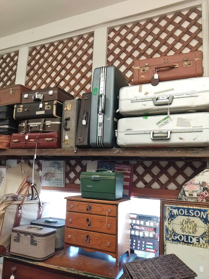 Vintage luggage that's seen more of the world than most of us&mdash;each scratch and dent representing a journey from another era.