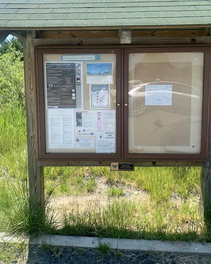 The park's bulletin board&mdash;where "trending" refers to seasonal bird migrations rather than social media hashtags.