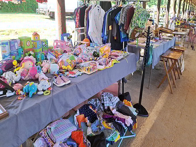 Childhood joy at bargain prices. These colorful toys and tiny clothes await new homes where they'll create memories for the next generation.