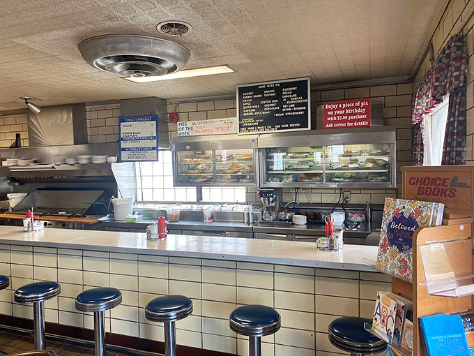 The counter and pie case &ndash; where life-changing dessert decisions are made daily. That glass display case has been responsible for more impulse purchases than any mall in America.