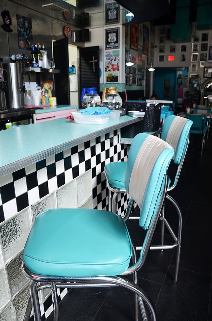 These aren't just counter stools&mdash;they're front-row seats to the greatest show on earth: breakfast theater, performed three times daily.
