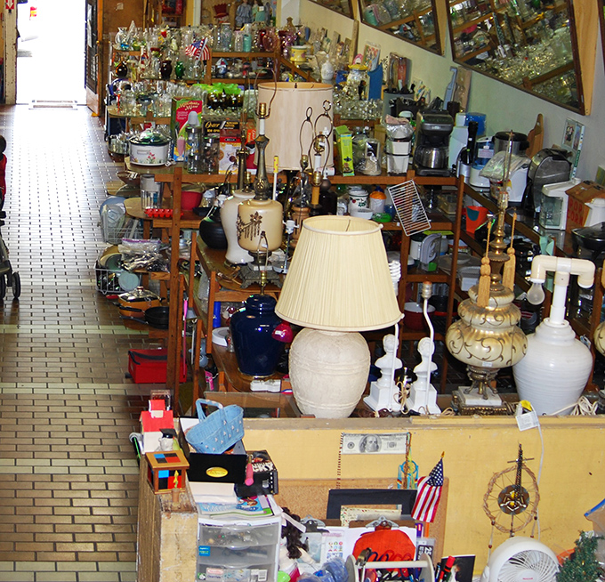 This isn't clutter&mdash;it's a museum of American domestic life where lamps, figurines, and forgotten wedding gifts await their second chance.