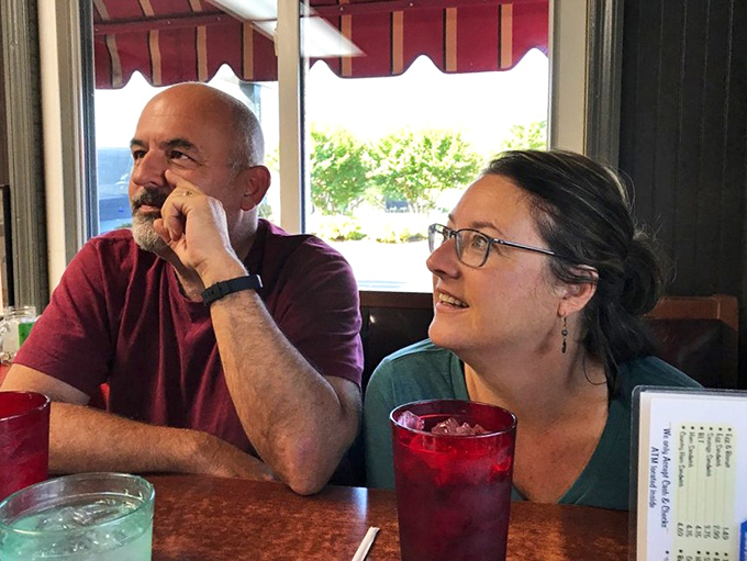 Happy diners caught in their natural habitat &ndash; that moment of anticipation when the food is coming and all is right with the world.