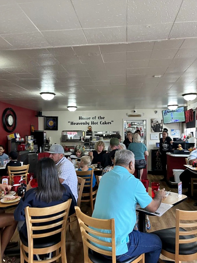 The packed dining room tells you everything&mdash;locals don't line up for mediocrity. This is breakfast democracy in action.