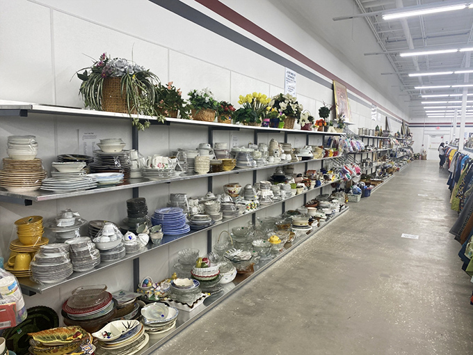 Dish department dreams come true for mismatched tableware enthusiasts. Mix vintage plates with modern bowls and create a dining experience that's uniquely yours&mdash;for pennies on the dollar.