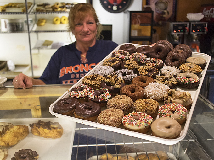 Behind every great donut shop is someone who understands that happiness can indeed be found in a tray of freshly made treats.