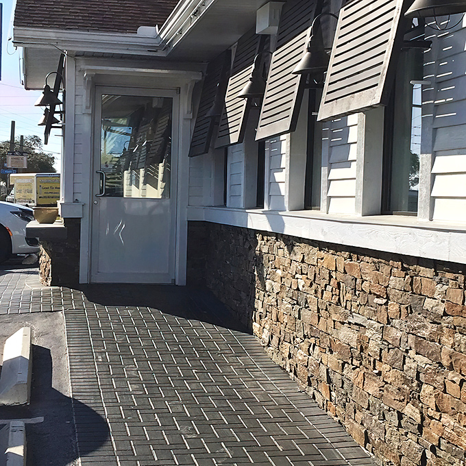 The entrance beckons like a friend's front door &ndash; unpretentious, welcoming, and promising good things inside.