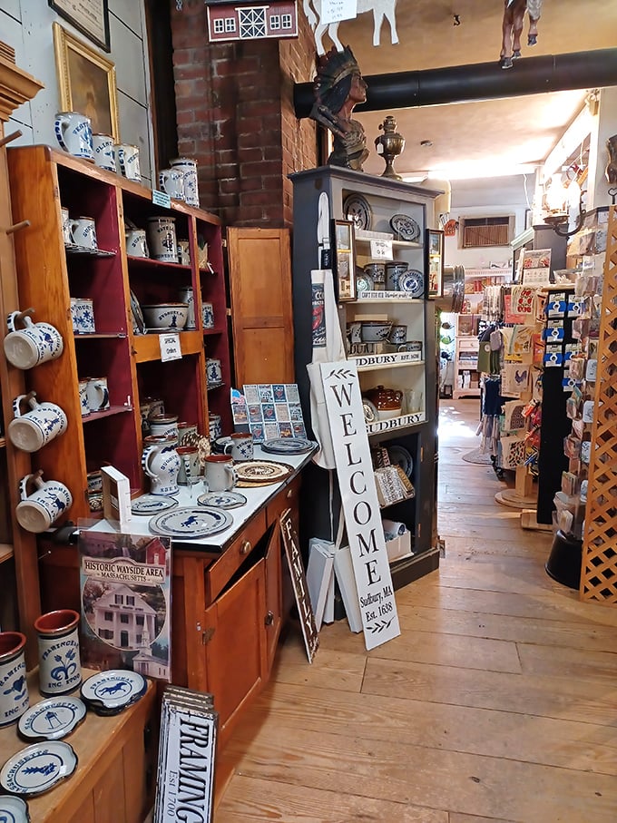 Pottery, dishware, and "Welcome" signs that somehow know exactly what your kitchen shelves have been missing all these years.