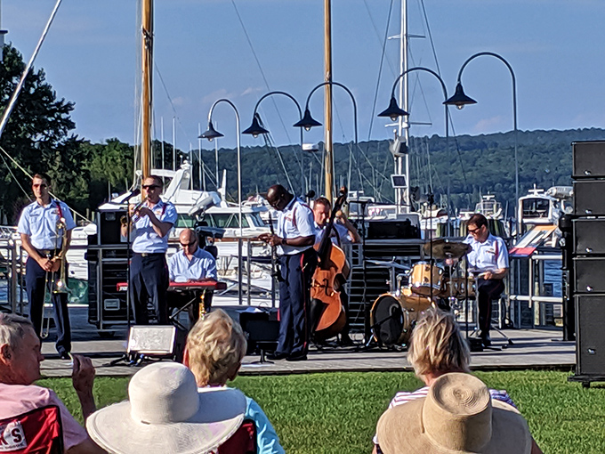 Summer concerts at the Essex waterfront prove that live music sounds better when accompanied by gentle harbor breezes and spectacular sunset views.
