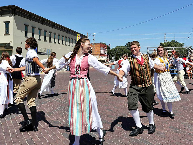 Traditional Swedish folk dancing in Lindsborg isn't performed&mdash;it's celebrated, with every twirl and step honoring ancestors who crossed oceans to plant roots in Kansas soil.