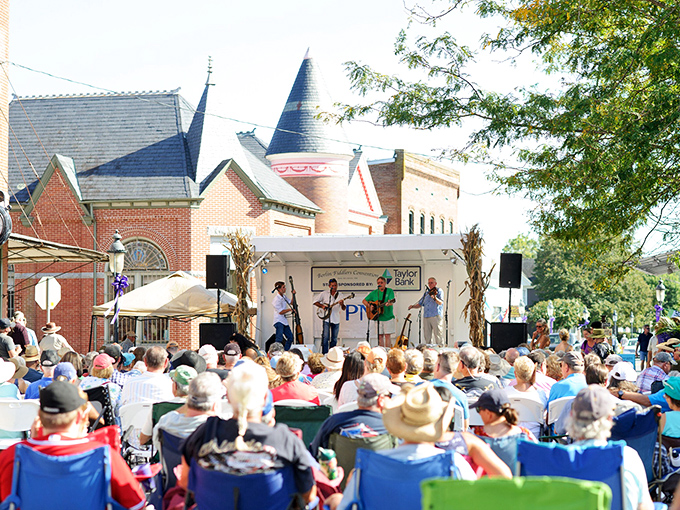 Berlin's outdoor concerts transform the town square into the world's most charming listening room, where lawn chairs are the preferred VIP seating.