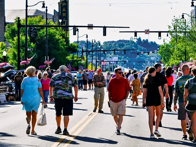 Summer festivals transform downtown streets into community celebrations. Where strangers become neighbors over shared funnel cakes and local music.