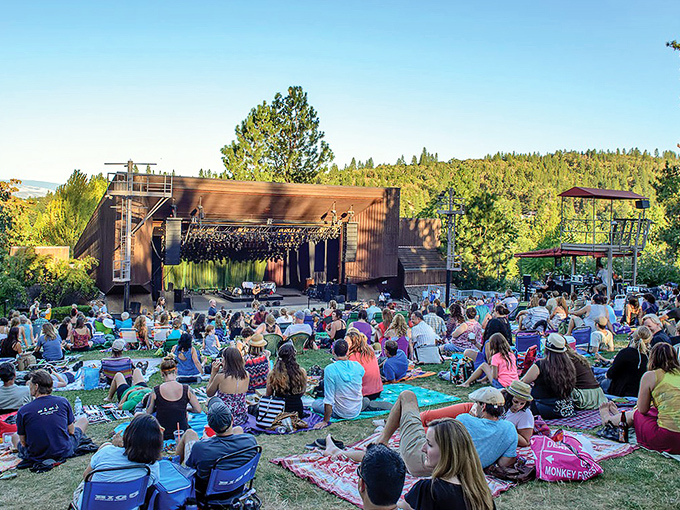 The Britt Festival transforms hillsides into natural amphitheaters where music mingles with mountain air and wine flows as freely as conversation.