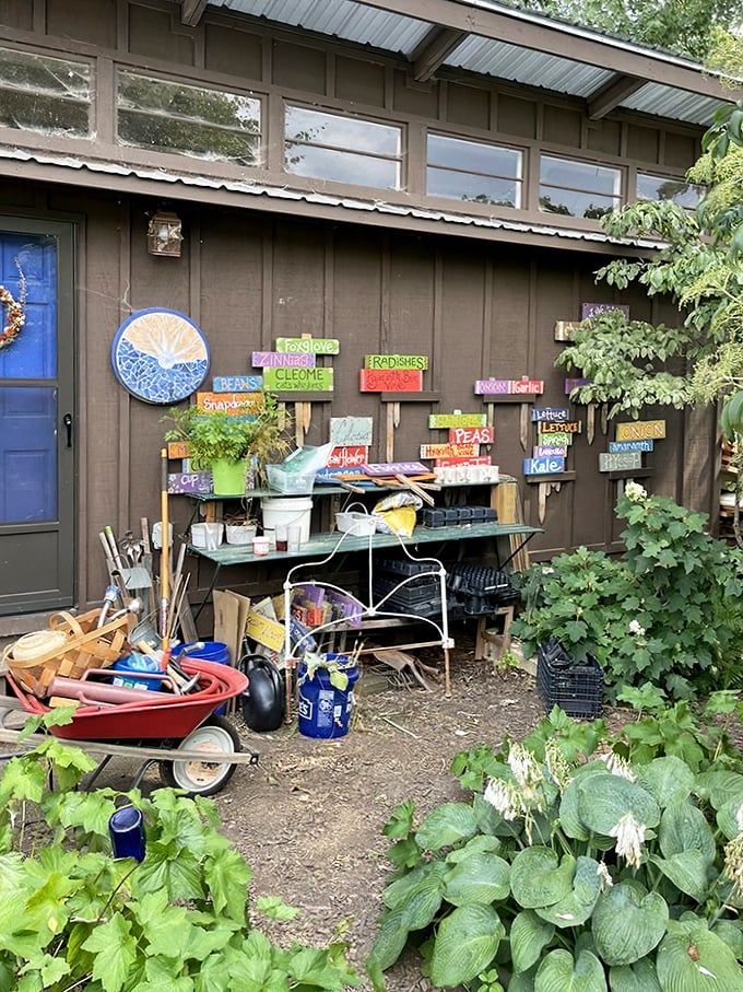 The garden isn't just decoration &ndash; it's a living menu board where tomorrow's specials are literally growing before your eyes.
