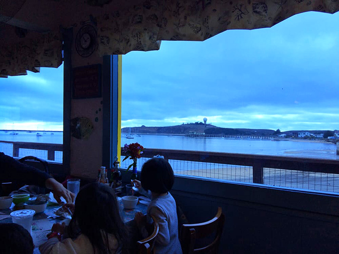 Dining with a view that rivals the food for your attention. Half Moon Bay's waters practically high-five you through the window.