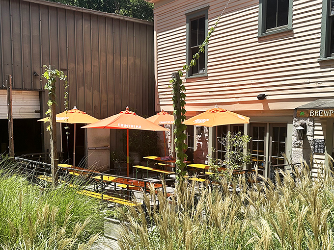 Outdoor seating that proves al fresco dining can be both charming and wonderfully civilized.