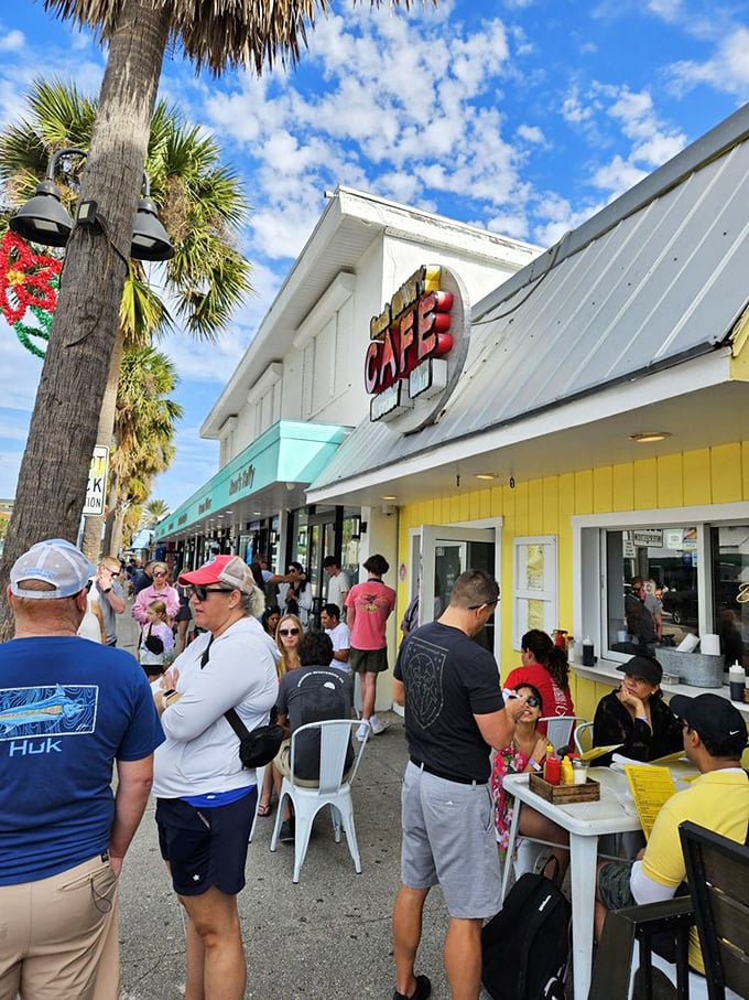 When the line stretches outside, you know you've found the real deal. These patient patrons understand that greatness can't be rushed.