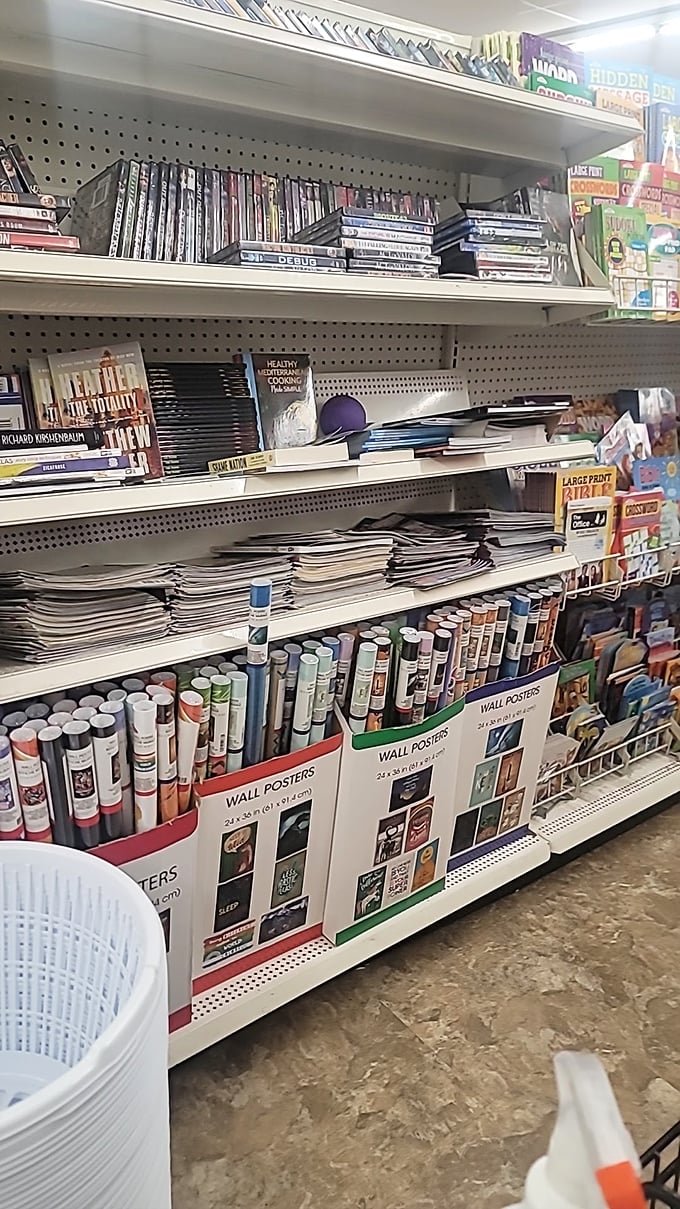 Literature and wall art coexist in beautiful budget harmony. Who says culture has to come with a hefty price tag?