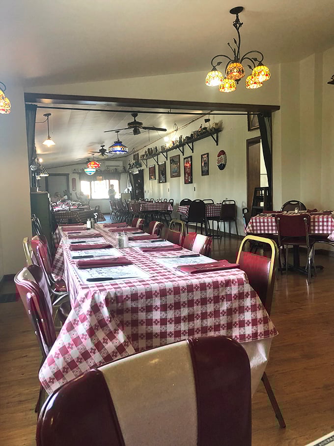Empty tables waiting for the dinner rush&mdash;each one a blank canvas soon to be the setting for celebrations, reconnections, and food memories.