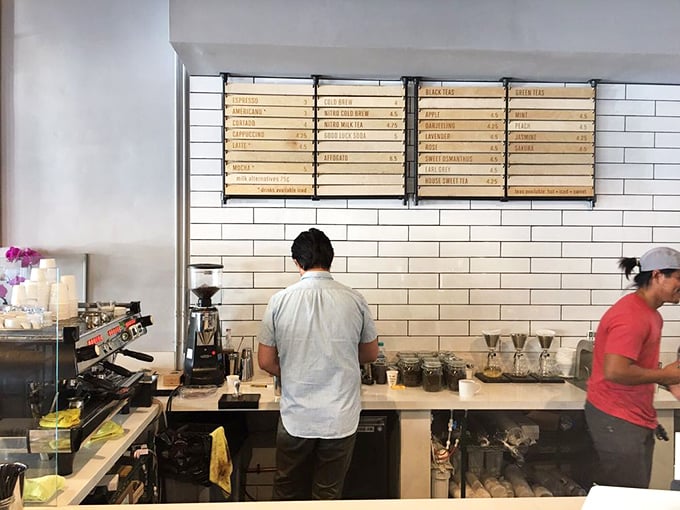 Behind the counter, coffee alchemy happens alongside seafood magic &ndash; a culinary duet that shouldn't work but absolutely does.