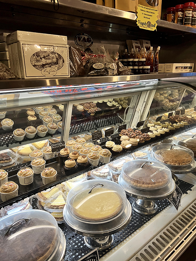 Sweet temptations line up like contestants in a beauty pageant. The hardest decision you'll make today is which one deserves your attention.