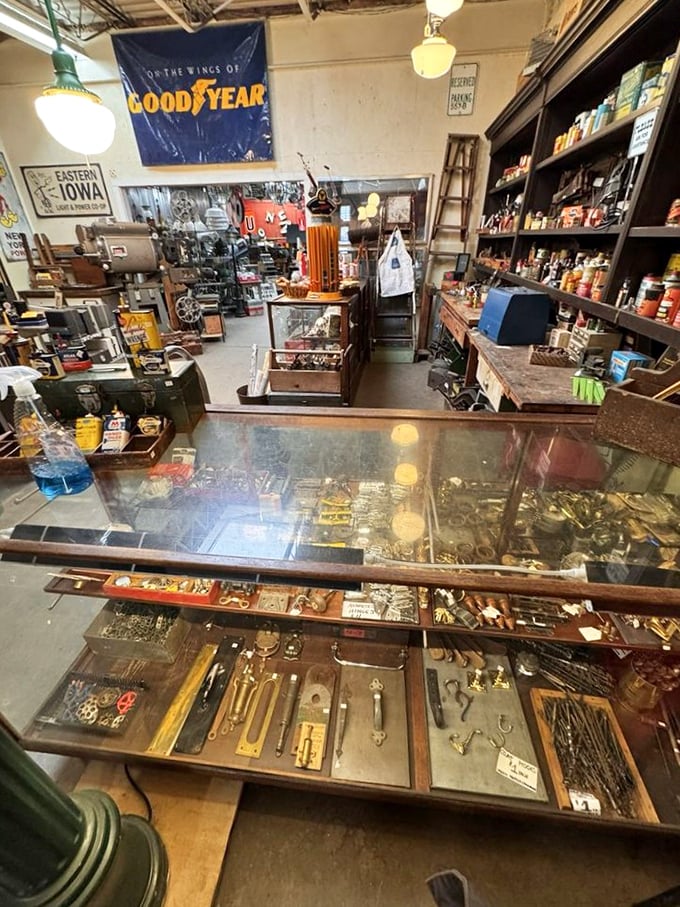 Workshop stools that have supported generations of tinkerers and creators. Each scratch and dent represents a problem solved or a masterpiece completed.