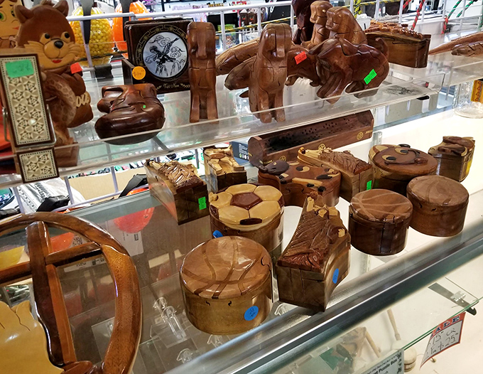 Wooden puzzles boxes and hand-carved creatures &ndash; the kind of souvenirs that make house guests ask "Where did you get that?" instead of "Why?"