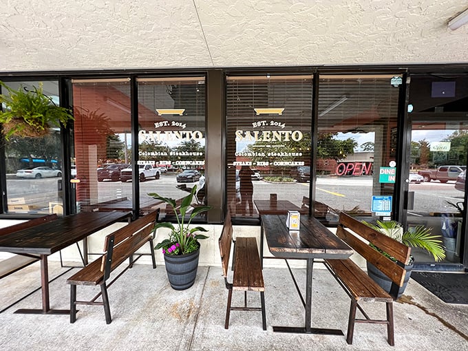 Salento's modern storefront welcomes Jacksonville diners to a world where steak gets an international twist.