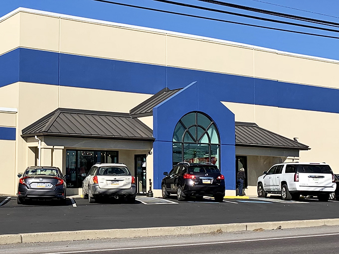 The arched entrance feels almost cathedral-like &ndash; appropriate for a place where shopping becomes something of a religious experience.