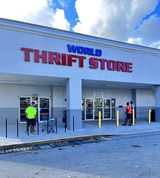 When the parking lot stays this busy, you know the bargains inside are worth the trip.