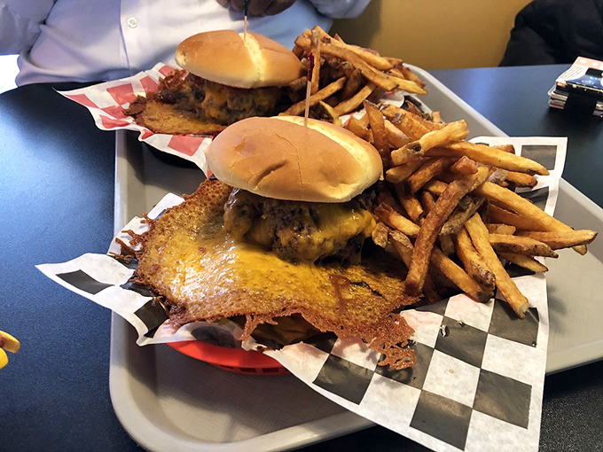 The 11:11 Burger Combo isn't just a meal&mdash;it's a declaration that sometimes more is exactly the right amount. That cheese pull is hypnotic.