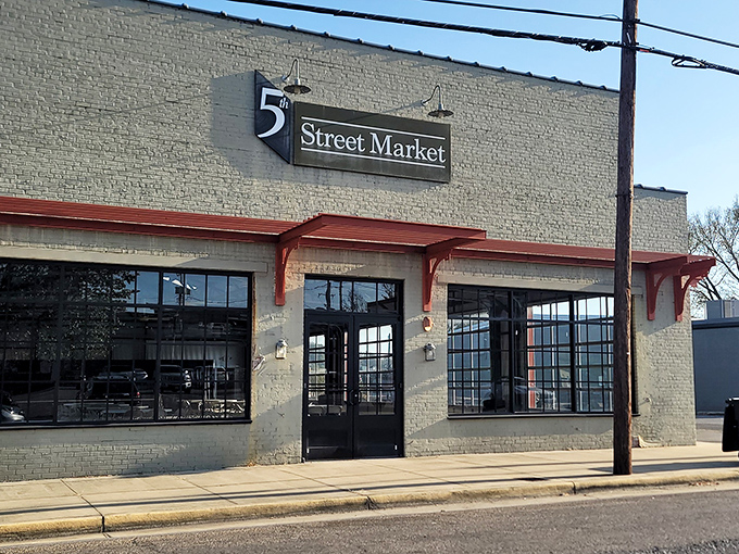 5th Street Market's industrial-chic exterior houses culinary treasures that prove good taste doesn't always require a complicated address.