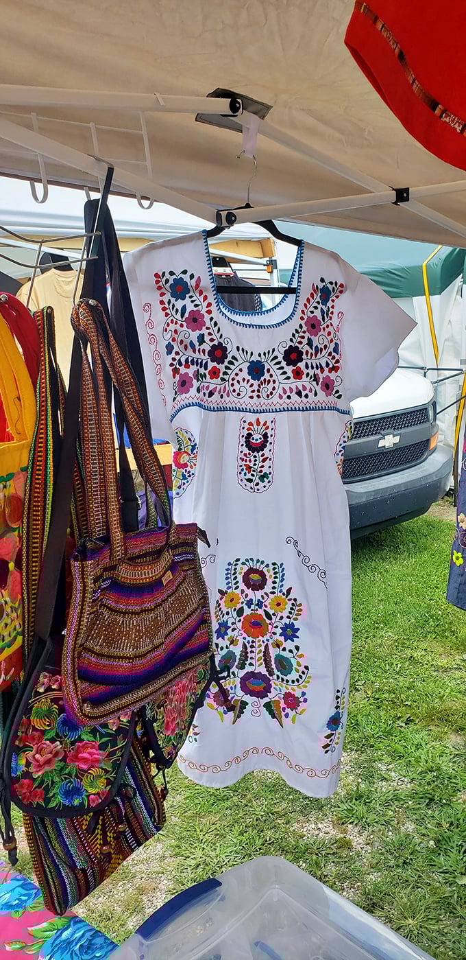 Embroidery that tells stories! These vibrant Mexican-inspired textiles bring instant color and craftsmanship to any wardrobe needing a happiness upgrade.