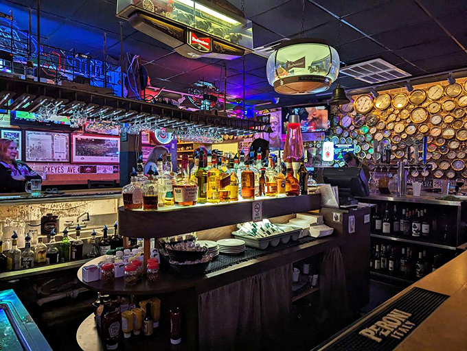 A bar that says "pull up a stool and tell me your troubles" without saying a word. The kind of place where everybody might actually know your name.