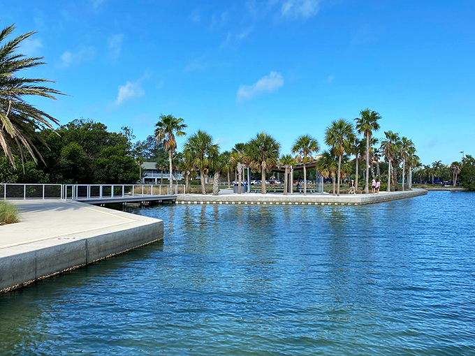 Bayfront bliss without the crowds. This waterfront park offers the perfect launch point for paddleboarding adventures or simply soaking in the view.