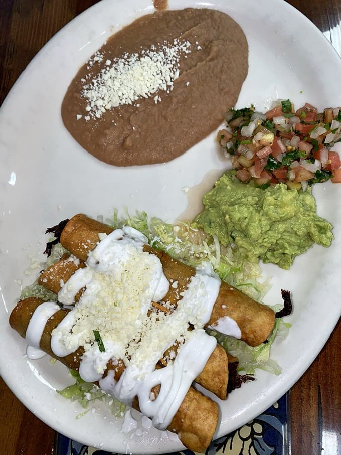 These flautas aren't just rolled and fried tortillas&mdash;they're crispy vessels delivering perfectly seasoned fillings to your grateful taste buds.