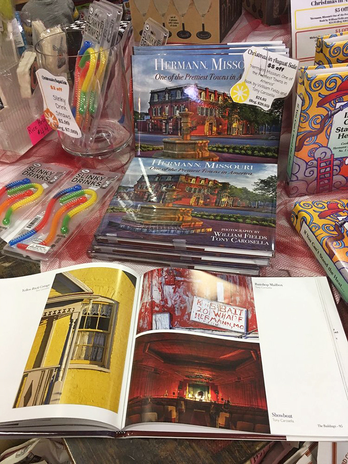 Hermann's rich history is celebrated alongside its sweet present &ndash; browse local books while satisfying your sugar cravings.