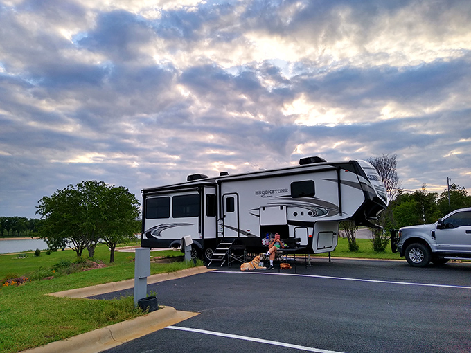 Riverside camping in Llano offers the rare luxury of falling asleep to nature's lullaby while still being close enough to town for morning coffee runs.