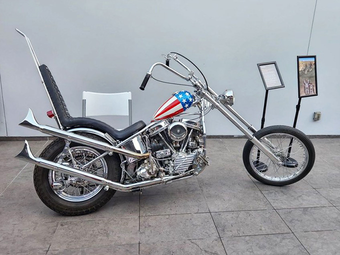 This stars-and-stripes chopper isn't just transportation&mdash;it's rolling Americana, ready for its close-up in an Easy Rider sequel.