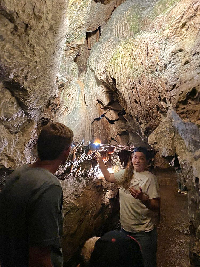 Layers of mineral deposits tell Earth's autobiography in technicolor—each shade representing chapters in our planet's geological story.