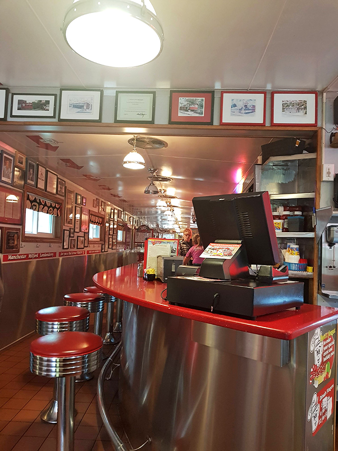 The heart of the diner operation&mdash;where orders are called, tickets are hung, and the symphony of breakfast is conducted.