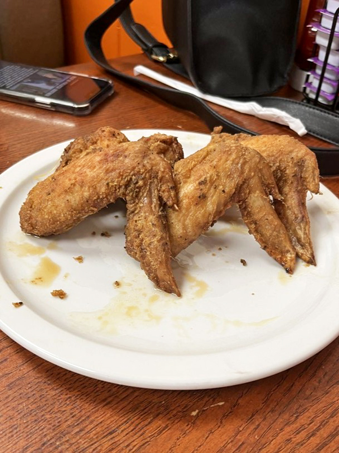 These aren't just chicken wings&mdash;they're a bold statement that lunch foods can crash breakfast's party. Crispy, seasoned, and unapologetically delicious.