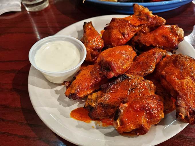 Wings that prove Roland's isn't just about seafood &ndash; these fiery beauties would make Buffalo natives nod in respectful approval.
